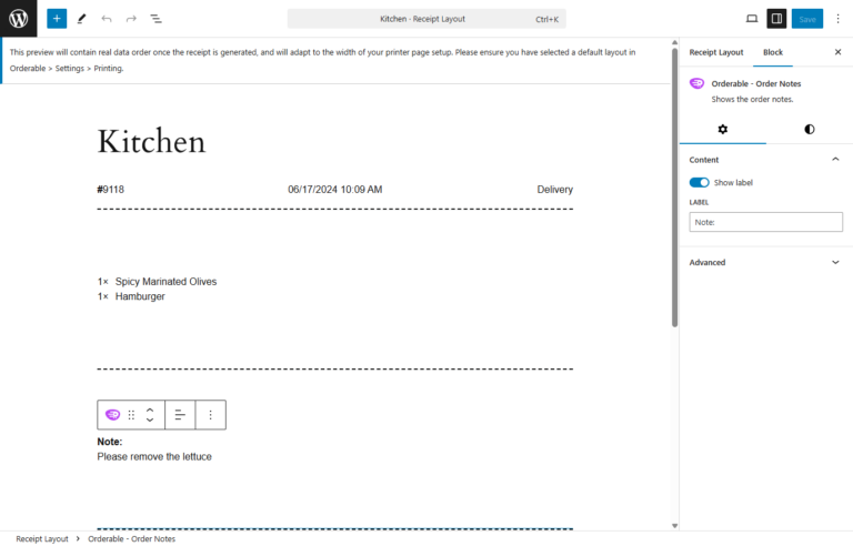 How to Make and Print Your Own Restaurant Receipts - Orderable