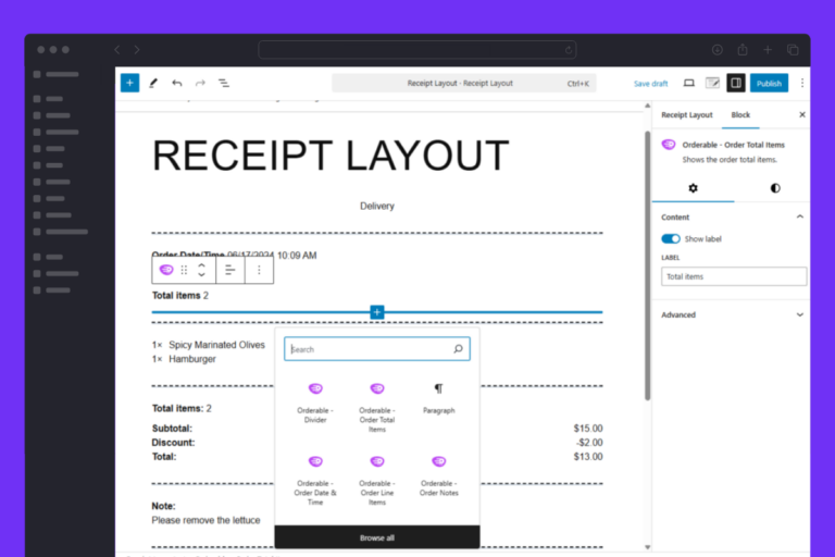 How to Make and Print Your Own Restaurant Receipts - Orderable